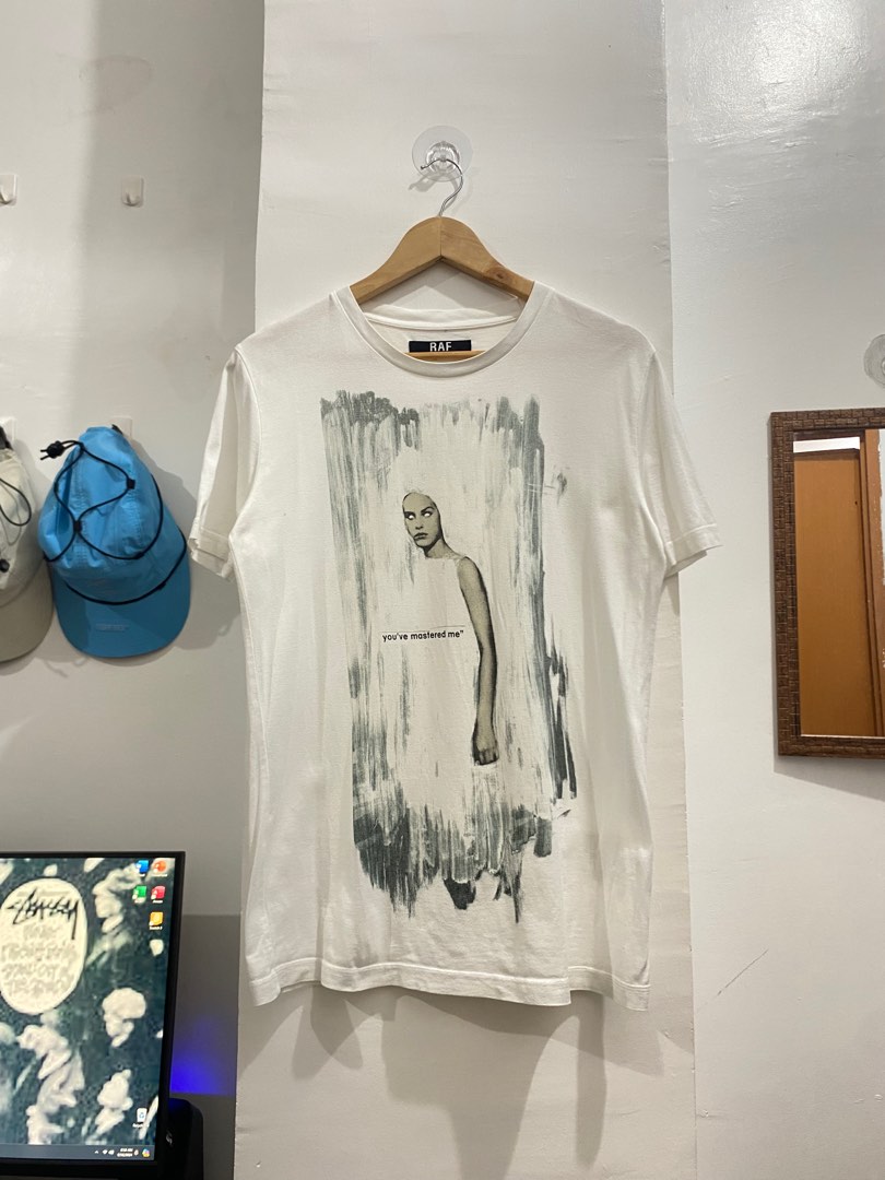 RAF BY RAF SIMONS "YOU'VE MASTERED ME" TEE, Luxury, Apparel on Carousell