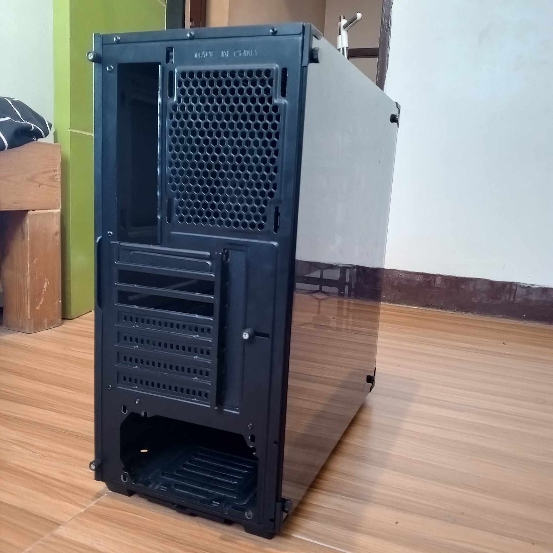 Rakk Hawani Mid Tower Tempered Glass Black Support ATX, MATX, ITX ...