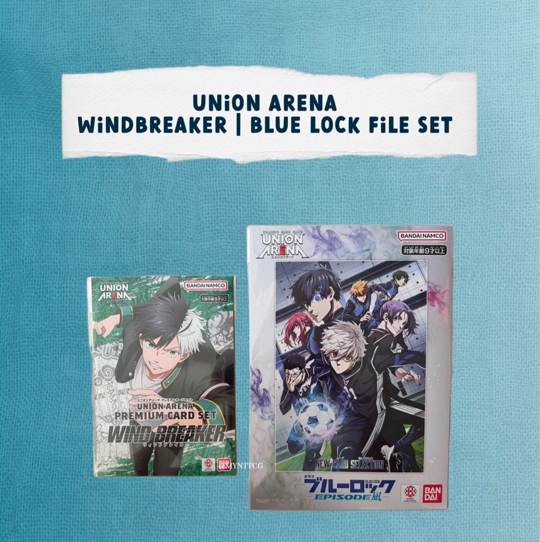 (🟢READY STOCK) Windbreaker Premium Card Set Blue Lock New Card ...