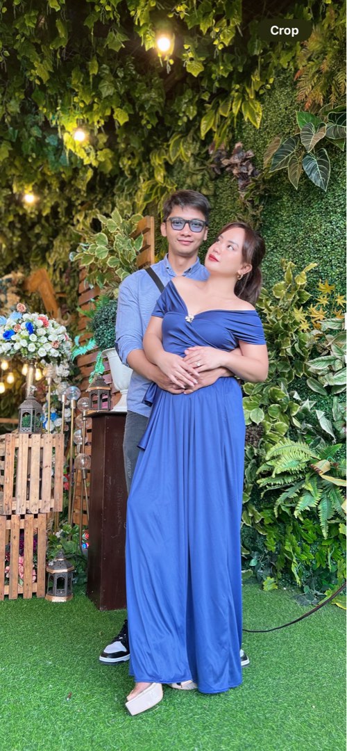 Royal blue infinity gown, Women's Fashion, Dresses & Sets, Evening ...