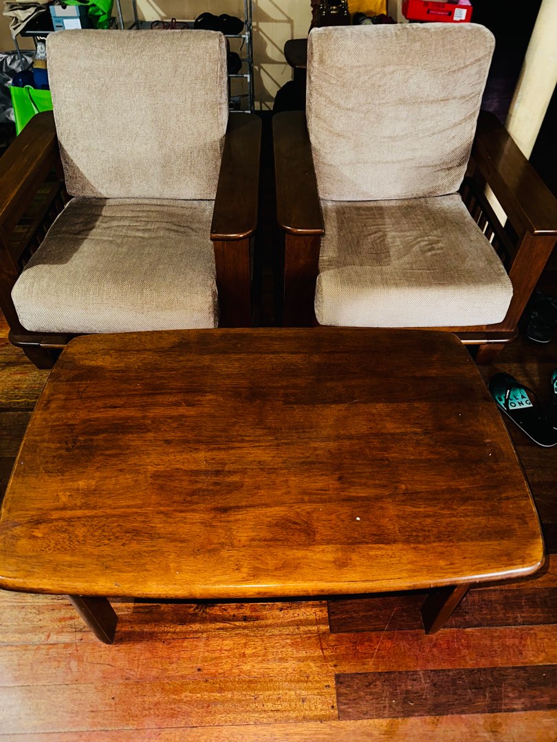 Sala set with table, Furniture & Home Living, Furniture, Chairs on ...