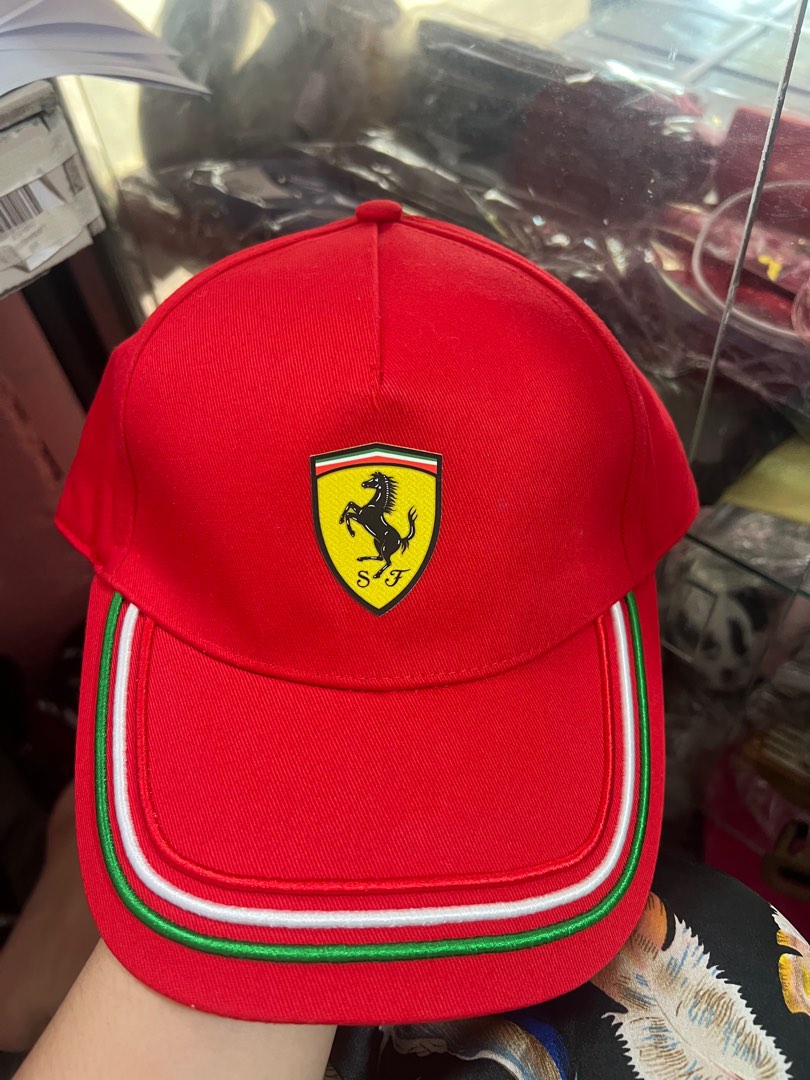 Scuderia Ferrari Official Flag Cap New with tags, Men's Fashion ...
