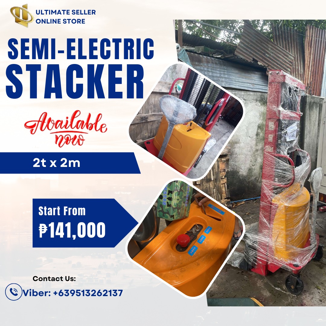 Semi Electric Stacker 2t x 2m, Commercial & Industrial, Construction ...
