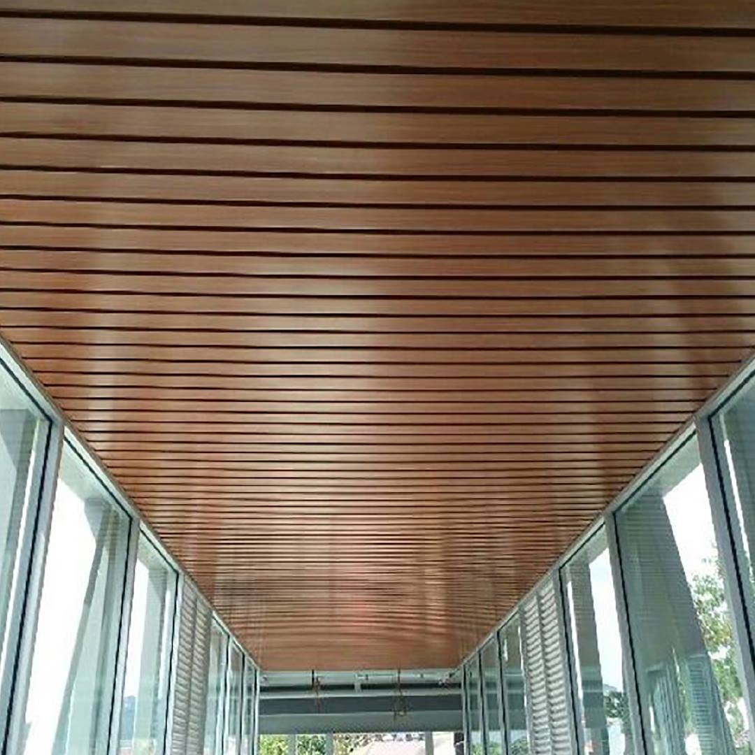 SILING BESI JENIS ALUMINIUM l aluminium strip ceiling l, Furniture ...