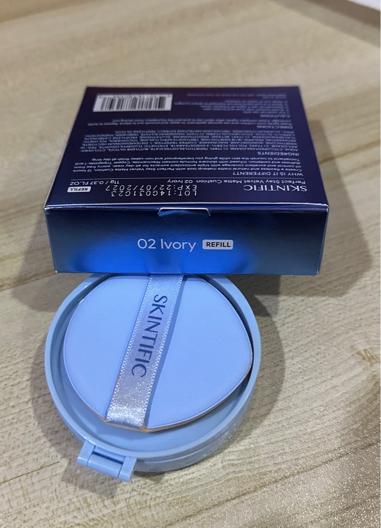 Skintific blue refill (02 ivory), Beauty & Personal Care, Face, Makeup ...