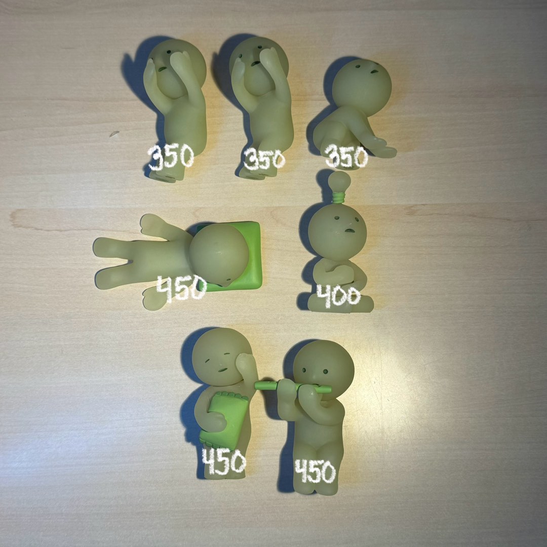 Smiski Living, Work, and Bed Time Series (Hiding, Lifting, Naptime ...