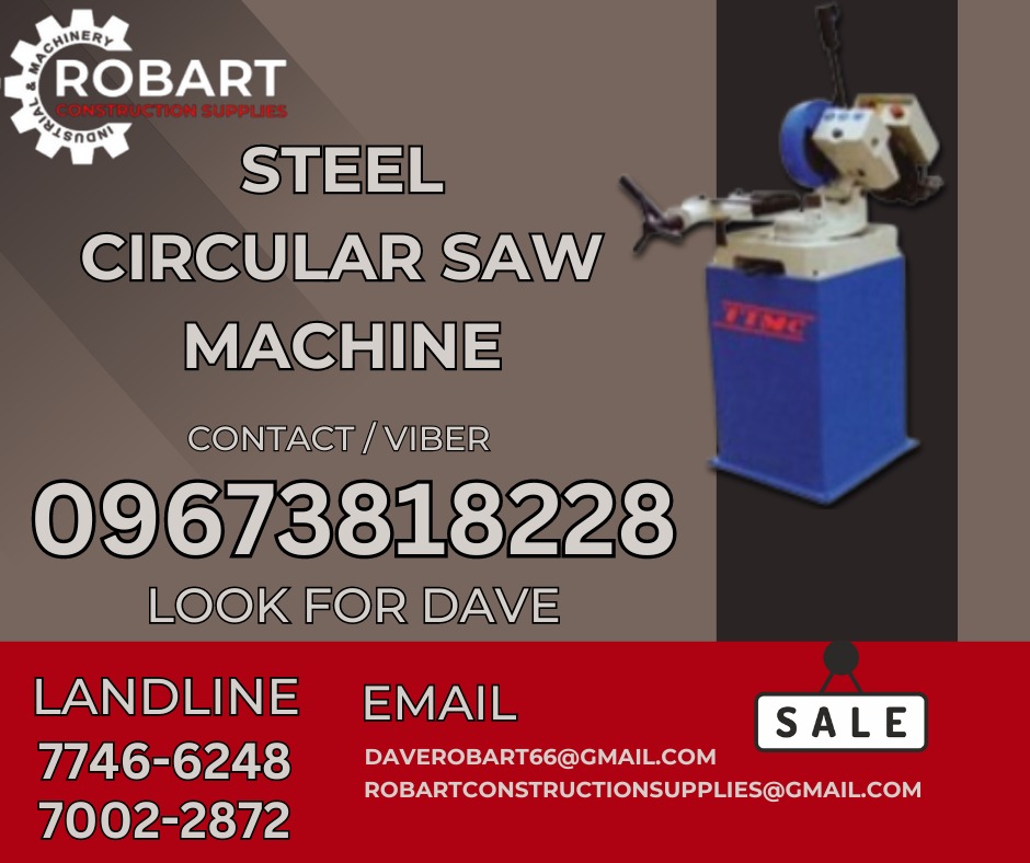 STEEL CIRCULAR SAW MACHINE TTMC, Commercial & Industrial, Industrial ...