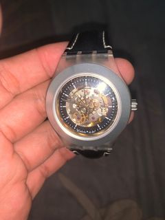 Swatch Irony Diaphane Chrono, Men's Fashion, Watches & Accessories, Watches on Carousell