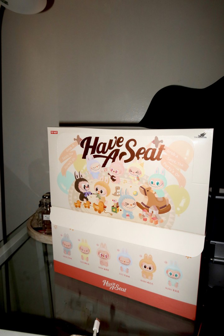 THE MONSTERS Labubu Have a Seat | Version 2, Hobbies & Toys, Toys ...