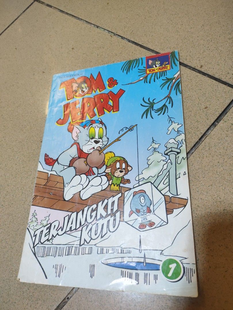 Tom & Jerry Terjangkit Kutu, Buku & Alat Tulis, Komik dan Manga di Carousell