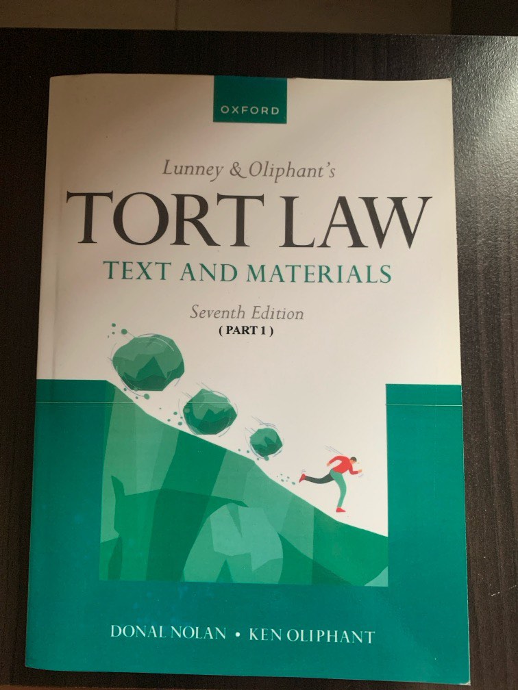 Tort Law textbook Seventh Edition, Hobbies & Toys, Books & Magazines ...