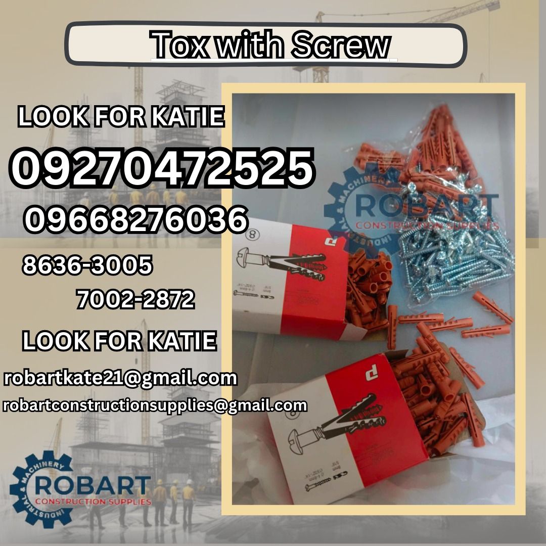 Tox with Screw, Commercial & Industrial, Construction Tools & Equipment ...