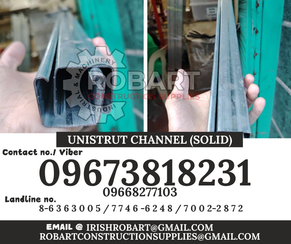 Unistrut Channel (Solid), Commercial & Industrial, Construction Tools ...