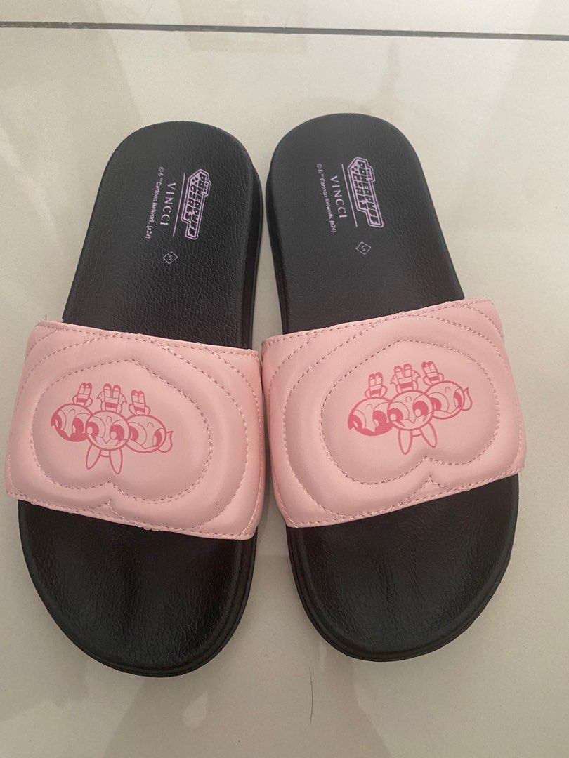 vincci slipper (powerpuff girl), Women's Fashion, Footwear, Flipflops ...