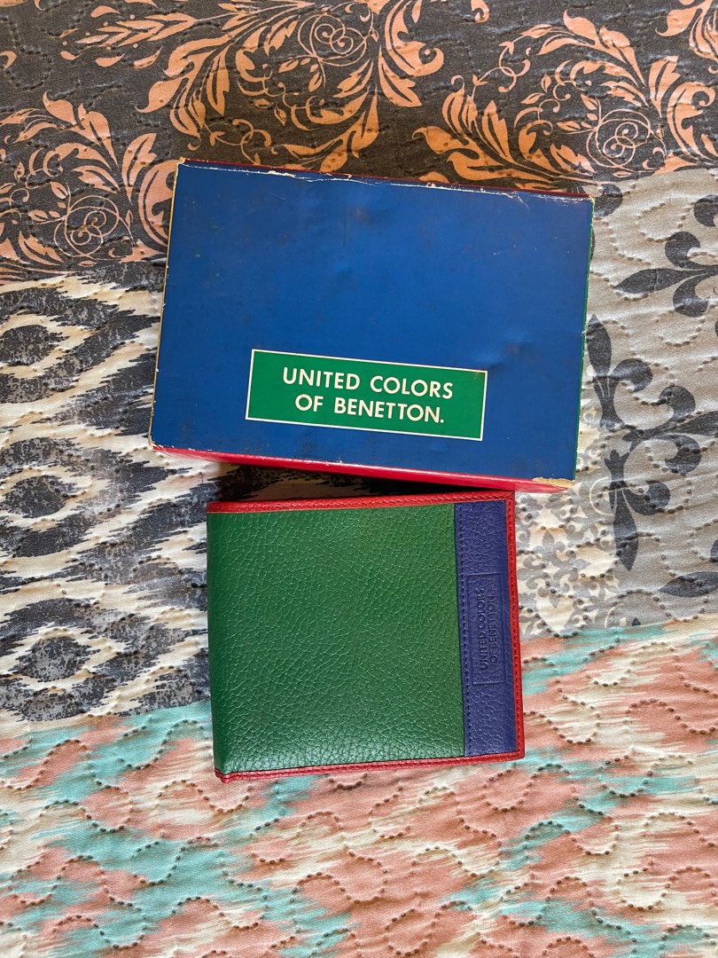 VINTAGE BENETTON WALLET (Very Rare), Men's Fashion, Watches ...