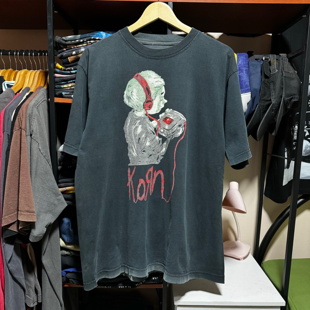 Vintage Bootleg Band Korn Follow The Leader, Men's Fashion, Tops & Sets ...