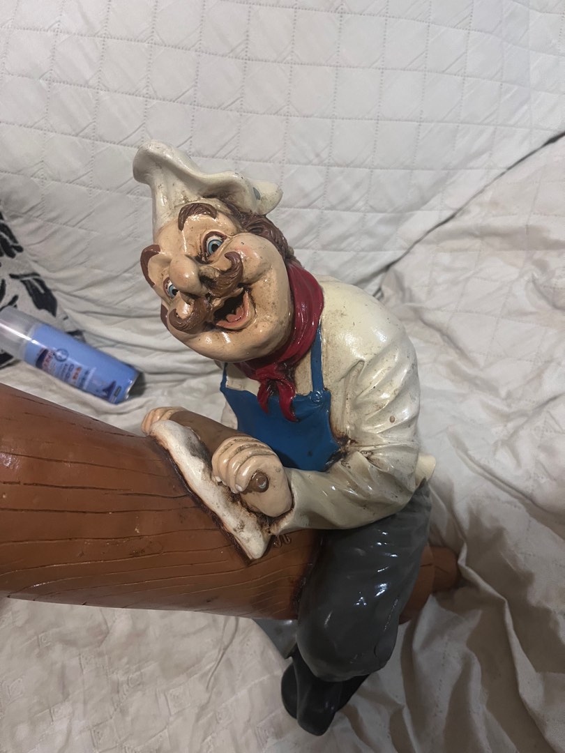 Vintage hanging Baker statue, Hobbies & Toys, Memorabilia ...