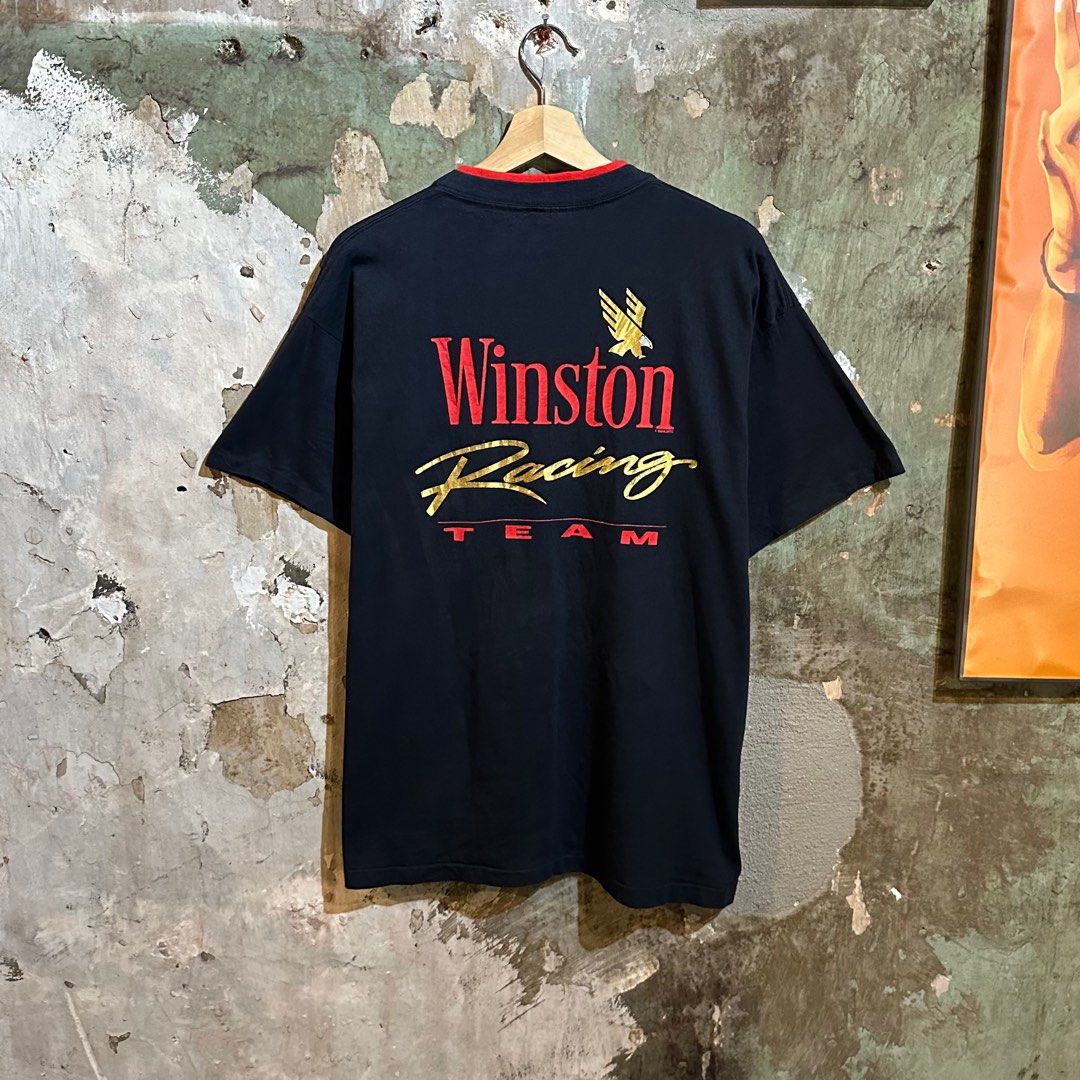 Vintage Winston Racing Team Pocket Tee, Men's Fashion, Tops & Sets ...