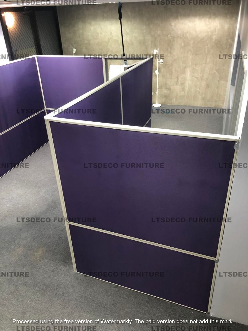 wall panel dividers office partition with doors, Furniture & Home ...