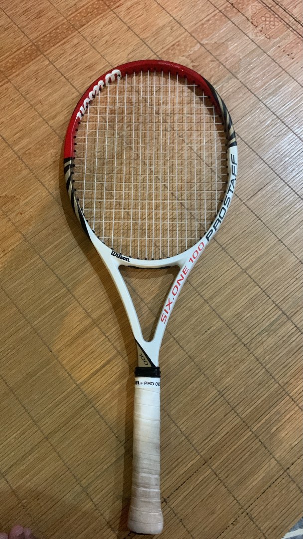 WILSON BLX PRO STAFF SIX.ONE 100 TENNIS RACKET, Sports Equipment ...