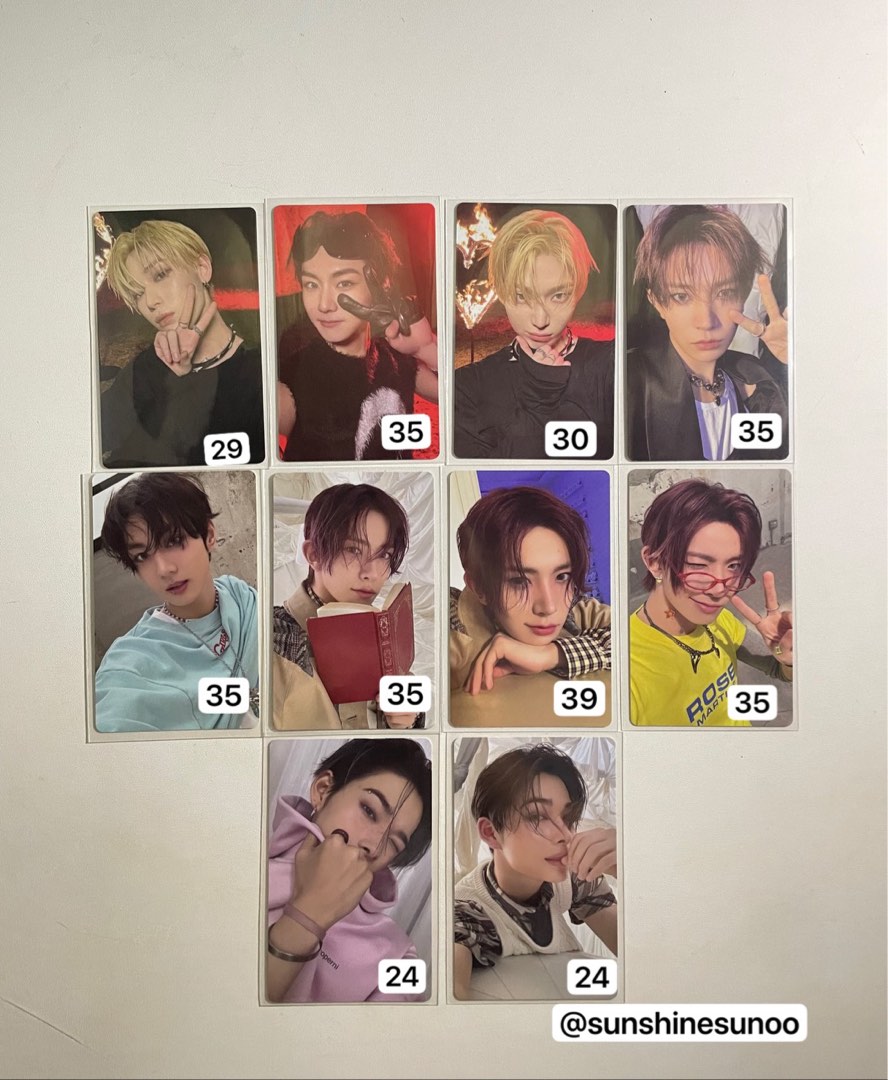 wts Enhypen romance untold album photocards jungwon heeseung sunghoon ...