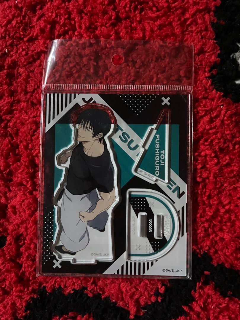 WTS Jujutsu Kaisen Toji Fushiguro Acrylic Stand, Hobbies & Toys ...
