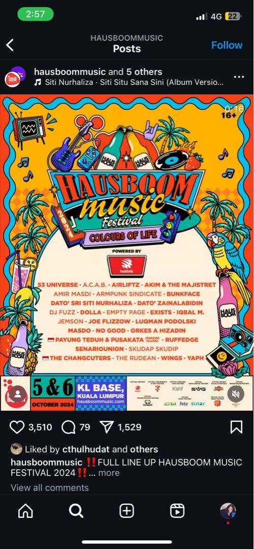 3x HAUSBOOM TICKET ROCKZONE, Tickets & Vouchers, Event Tickets on Carousell