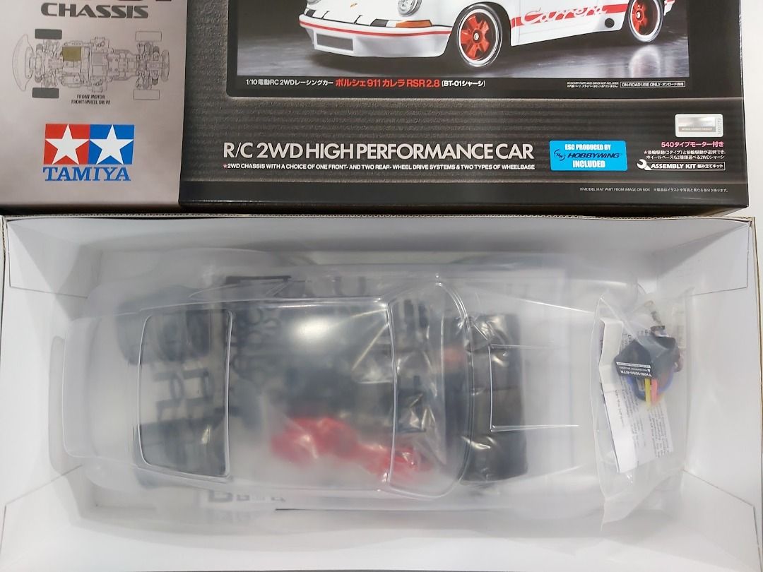 全新 1/10 田宮 保時捷 遙控模型 平路車 套件 Tamiya 58740 - Porsche 911 Carrera RSR 2.8 ...