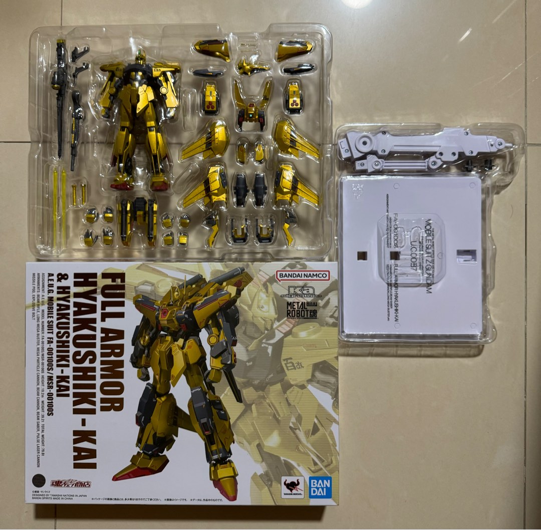 已開 日版 METAL ROBOT SPIRITS 魂 (Ka signature) SIDE MS FULL ARMOR HYAKUSHIKI-KAI＆HYAKUSHIKI-KAI 全裝甲百 ...
