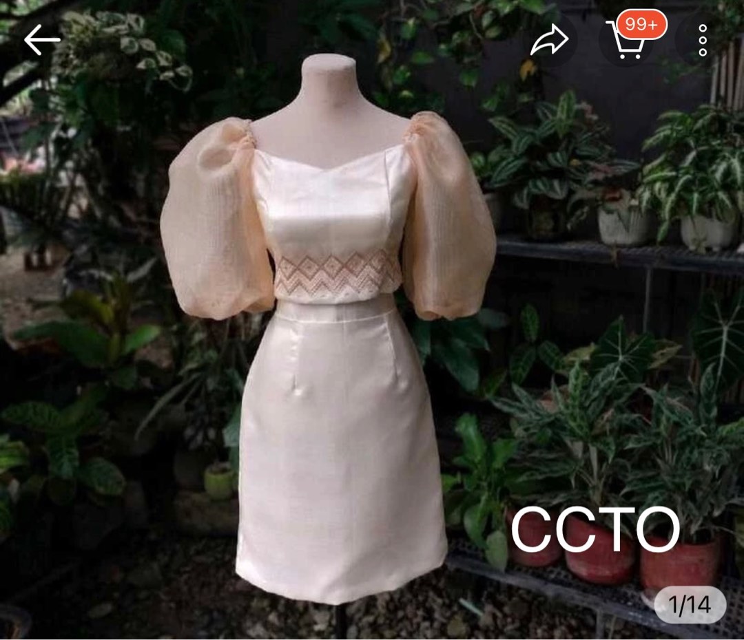 Modern Filipiniana for rent! Perfect for Graduation/Oath taking dress ...