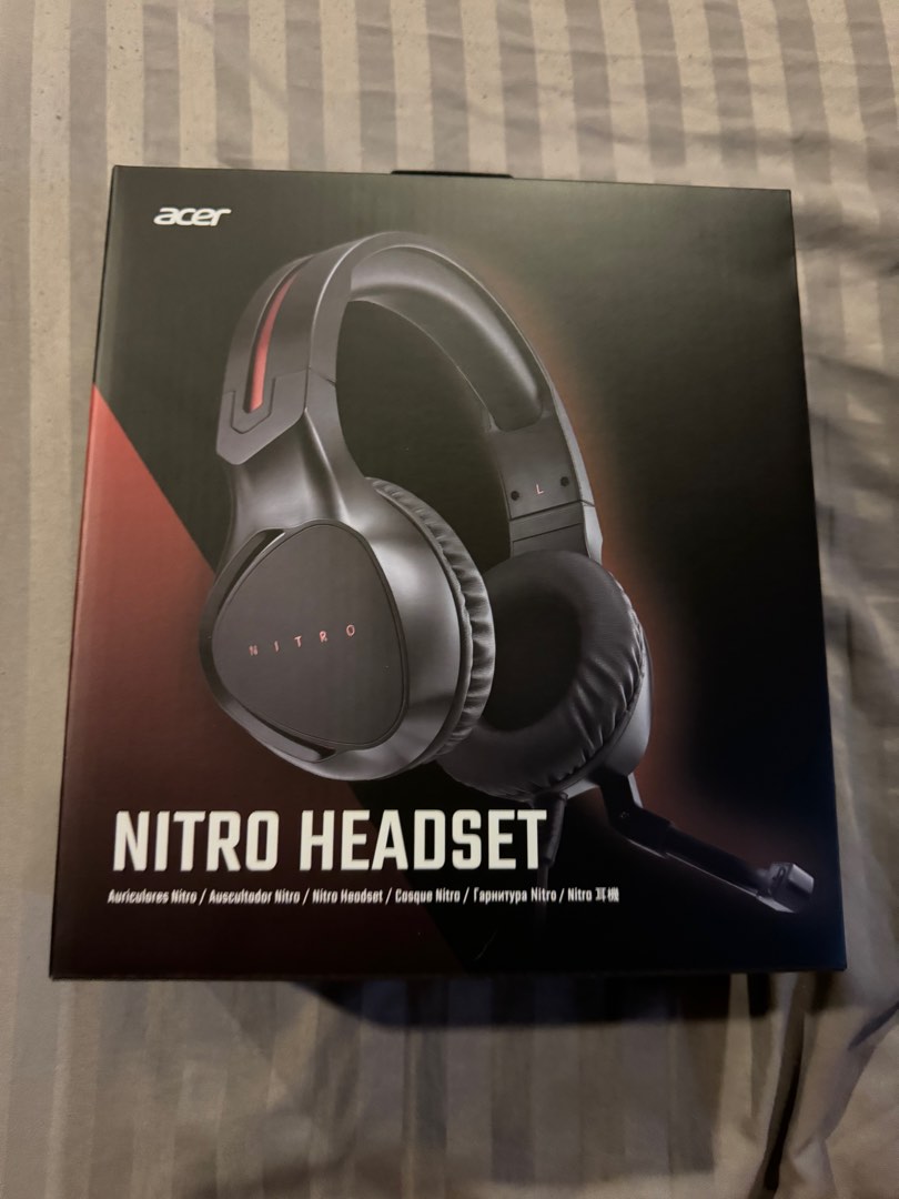 Acer Nitro Gaming Headset (BRAND NEW), Audio, Headphones & Headsets on ...