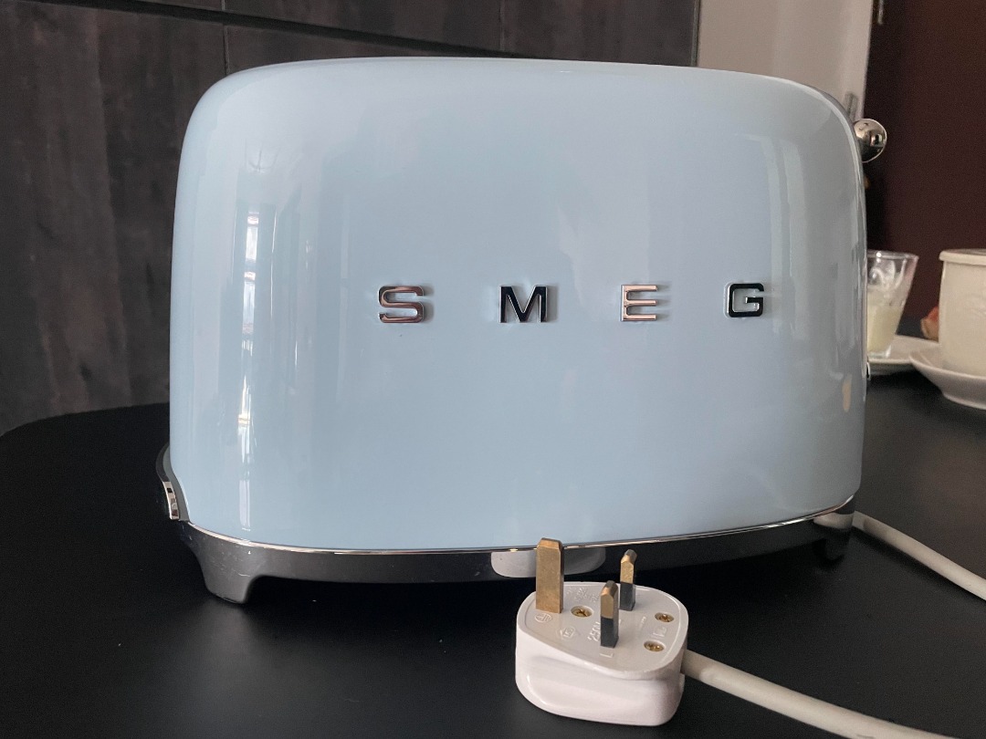 Authentic Smeg 2-Slice Toaster - Pastel Blue, TV & Home Appliances ...