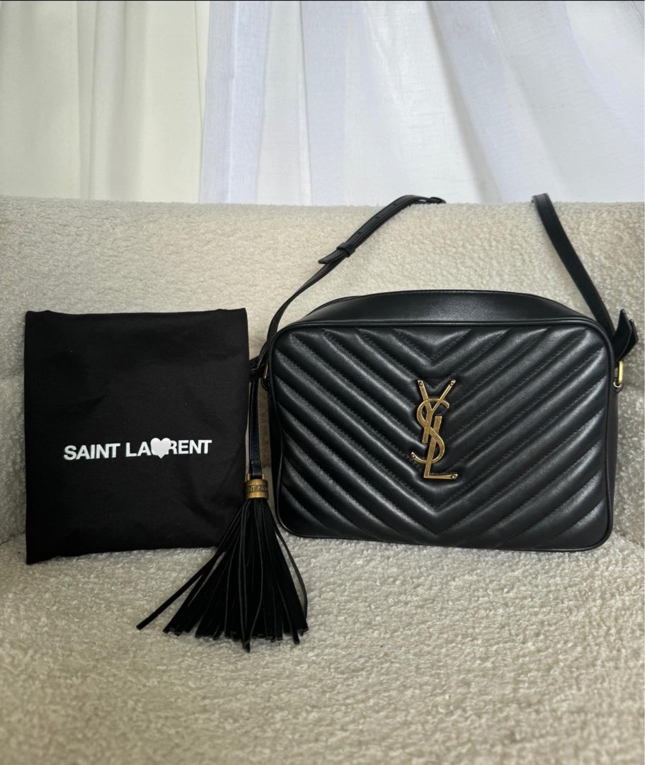Authentic YSL LOU TASSLE CAMERA BAG, Luxury, Bags & Wallets on Carousell