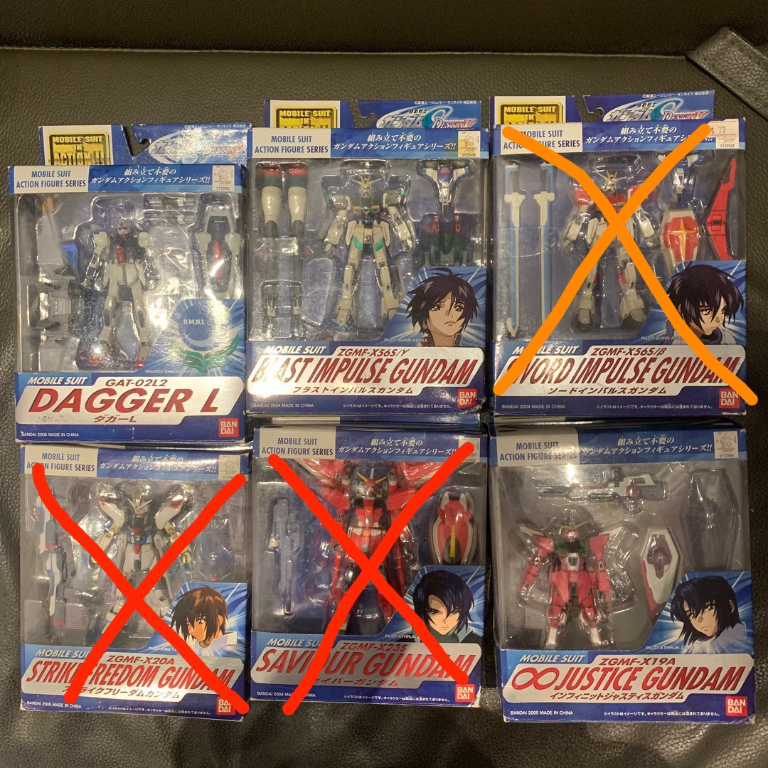 Bandai MIA gunfam. / misa Gundam 高達 / Dagger L /無限正義 infinite justice ...
