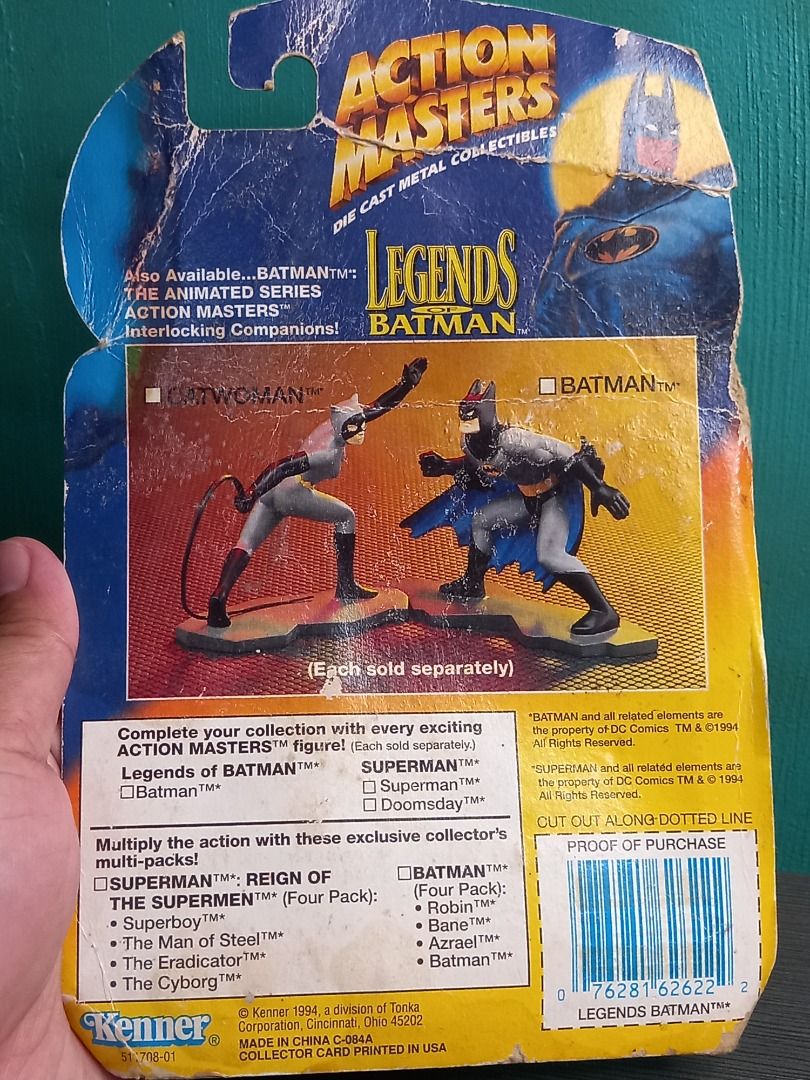 "Batman" Vintage 1994 Kenner Action Masters Die-cast Metal Collectibles ...