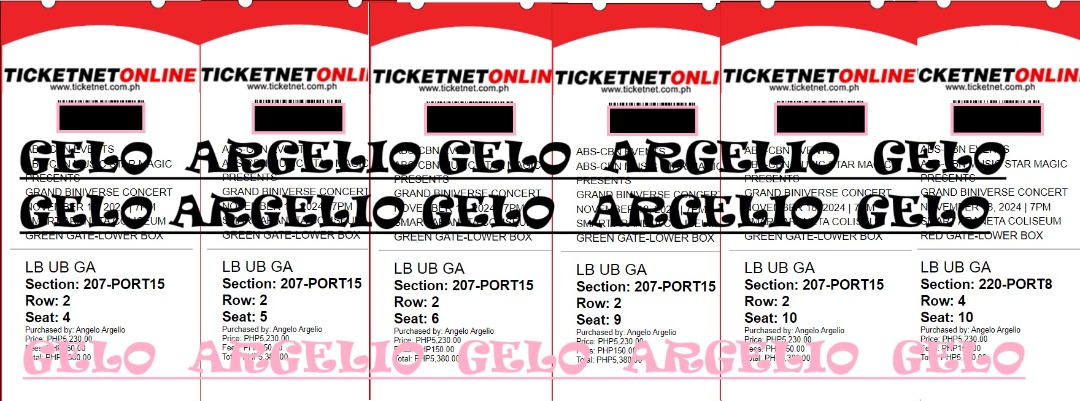 BINI Verse Day 3 6 Tickets Magkakatabi, Tickets & Vouchers, Event ...