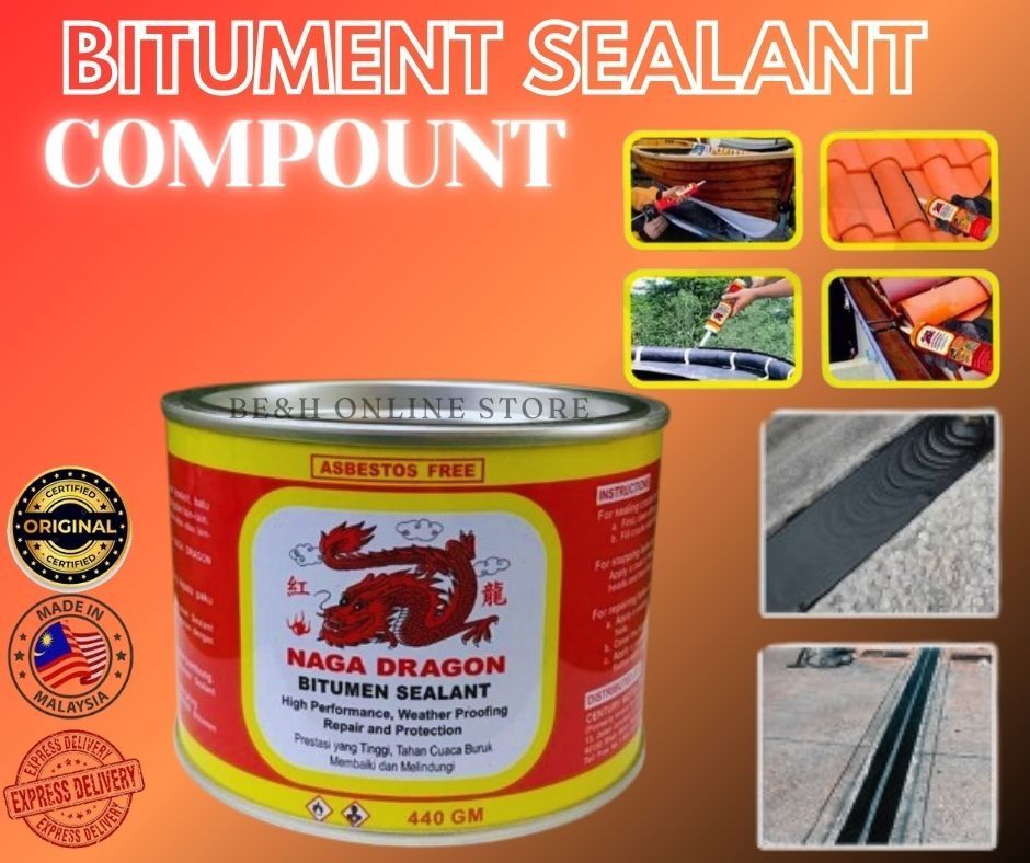Bitumen Sealant Naga Dragon Bitumen Sealant Weather Roofing / Gam Atap ...