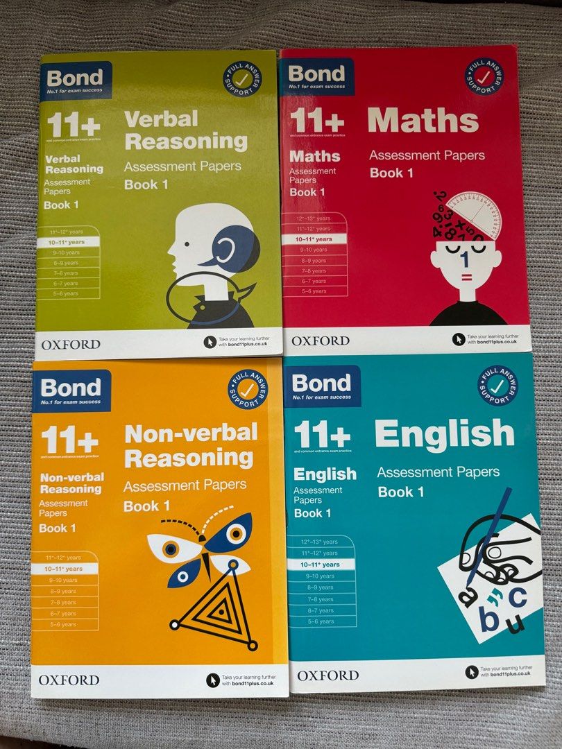 Bond 11+: Maths/ Verbal Reasoning/ Non-verbal Reasoning/ English ...