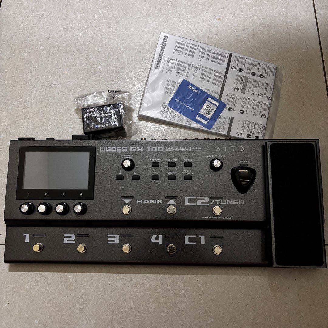 Boss GX100 Guitar Effects Processor with Bluetooth Module (under ...