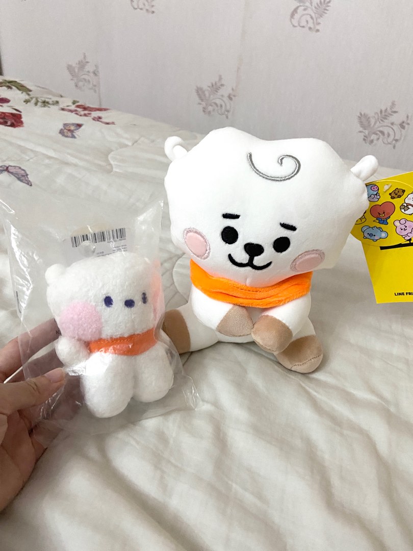 BTS BT21 RJ Original Line Friends Stuffed Toys Plushie Keychain Key ...
