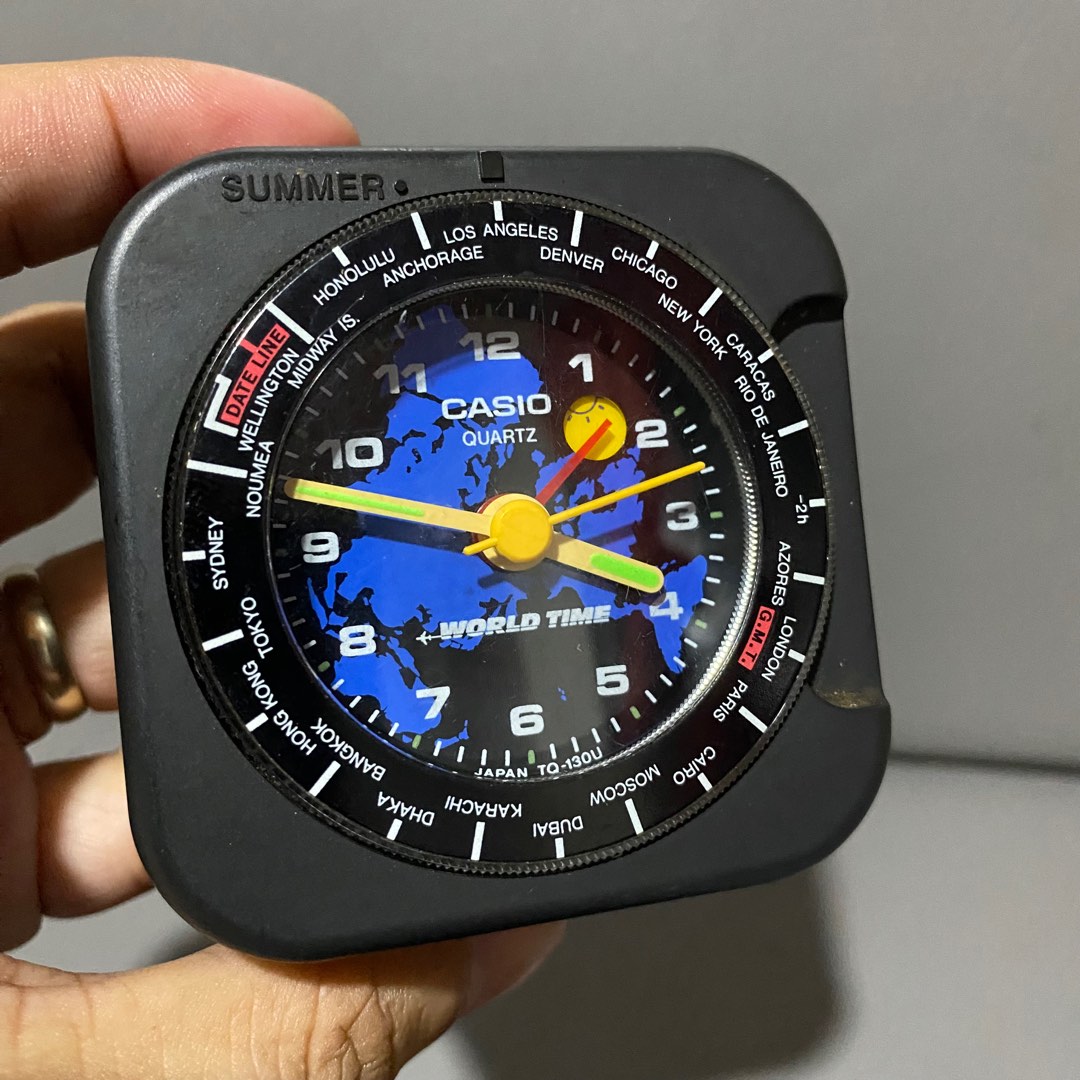 Casio World Clock with Alarm, Furniture & Home Living, Home Decor ...