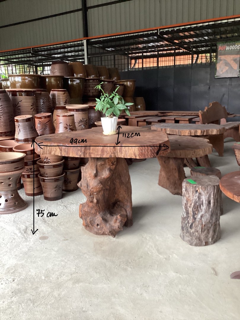 Chengal Center Table, Furniture & Home Living, Furniture, Tables & Sets ...
