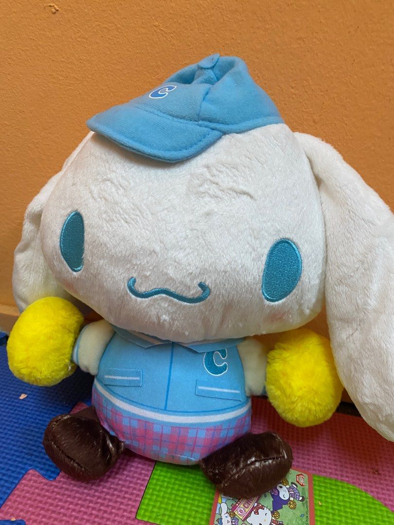 cinnamoroll plush toy cafe tsubaki and cinnamonroll pajamas, Hobbies ...