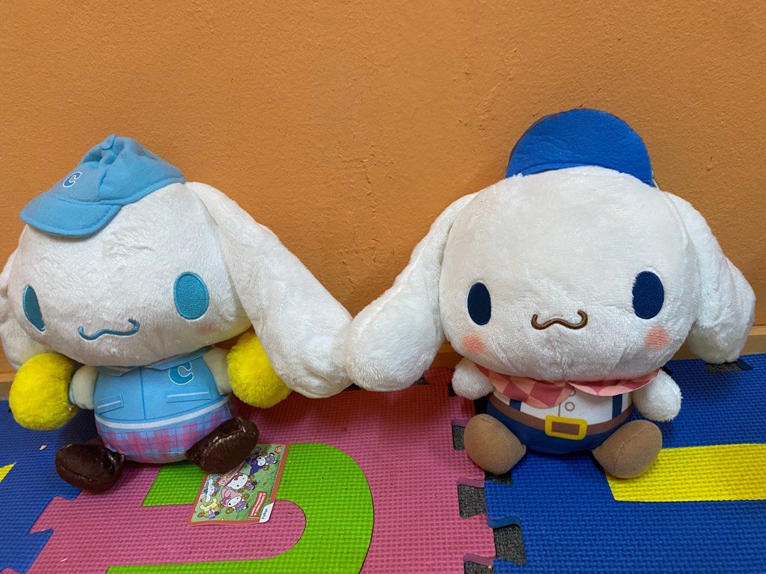 cinnamoroll plush toy cafe tsubaki and cinnamonroll pajamas, Hobbies ...