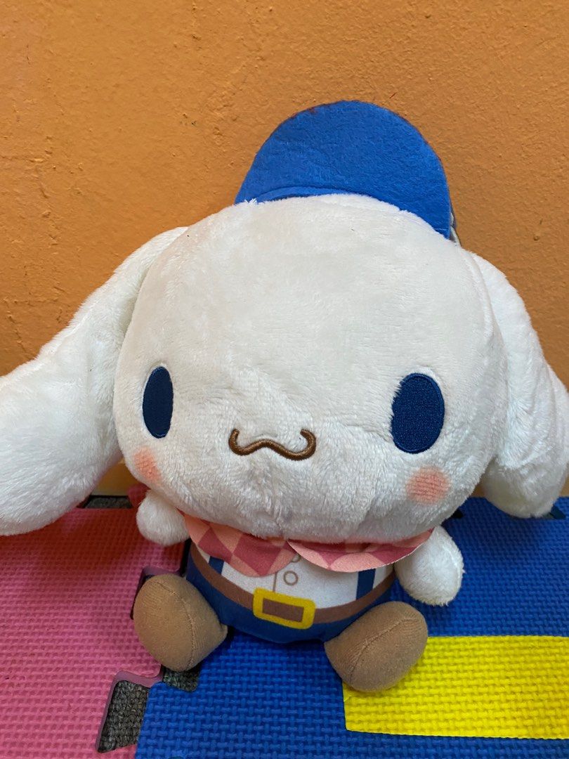 cinnamoroll plush toy cafe tsubaki and cinnamonroll pajamas, Hobbies ...