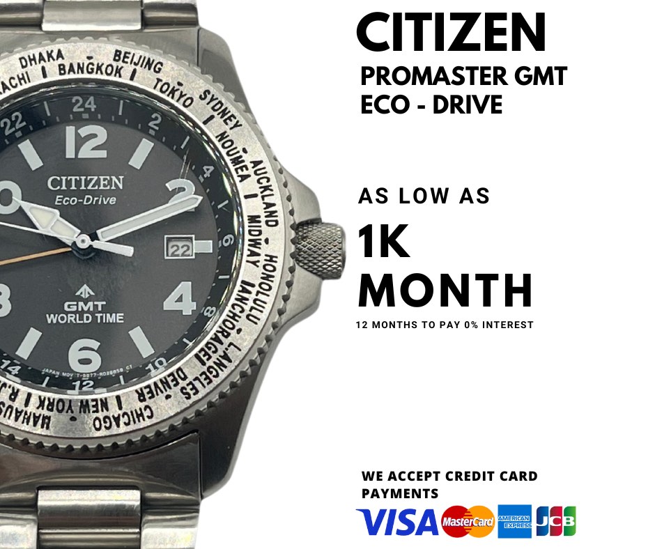 Citizen Promaster GMT Worldtimer, Luxury, Watches on Carousell