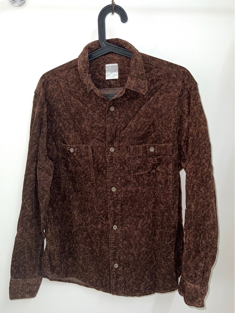 Coduroy Vintage Blouse, Women's Fashion, Tops, Shirts on Carousell