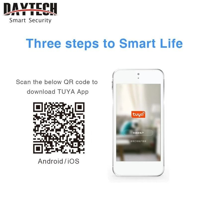 Daytech SM11 Wifi Smoke Detector Photoelectric Smoke Sensor Fire Alarm Tuya App Control Smoke ...