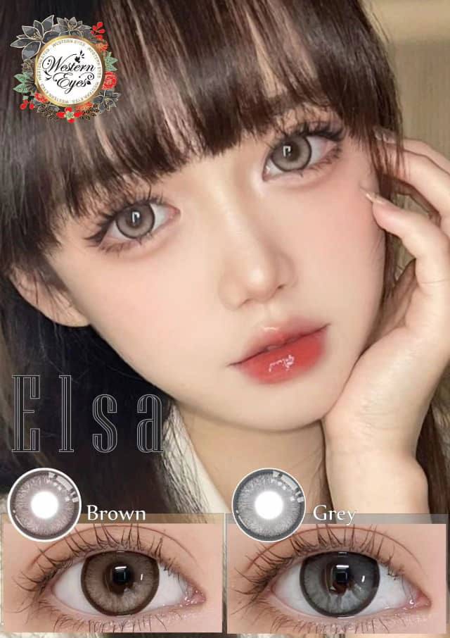 Elsa brown lens, Beauty & Personal Care, Vision Care on Carousell