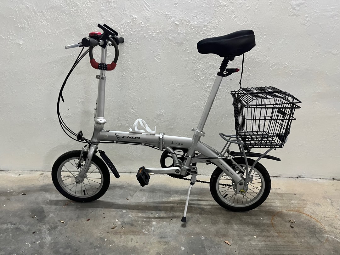 Enda Leo 3 Foldable Bike 14-inch Bifold Aviation grade aluminium ...